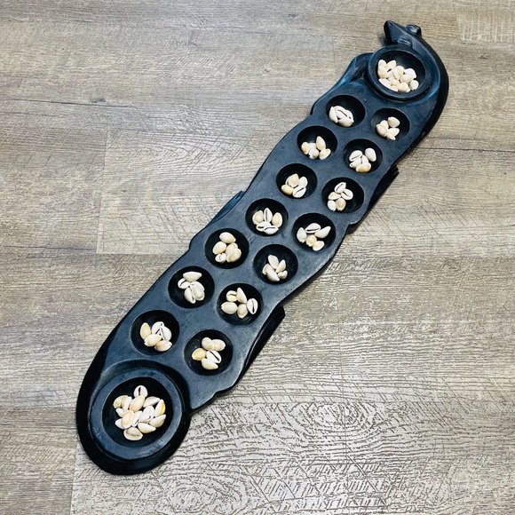 Games | Mancala Sungka 3 Long Handmade Wood Made In The Philippines ...